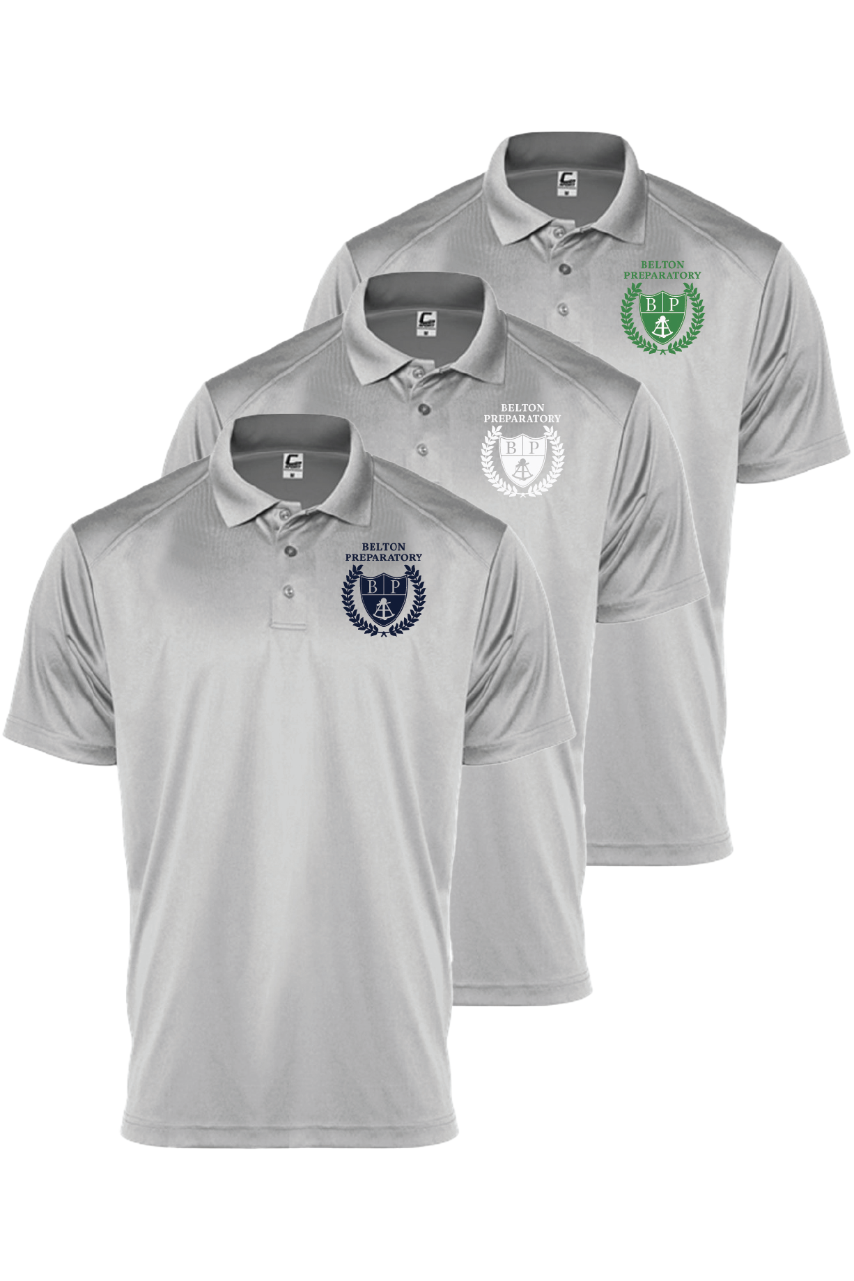 Sport Performance Polo - Silver Gray – BPA Uniforms